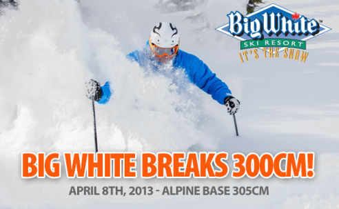Record Snow at Big White - 305cm Base! | Big White Ski Resort Ltd.