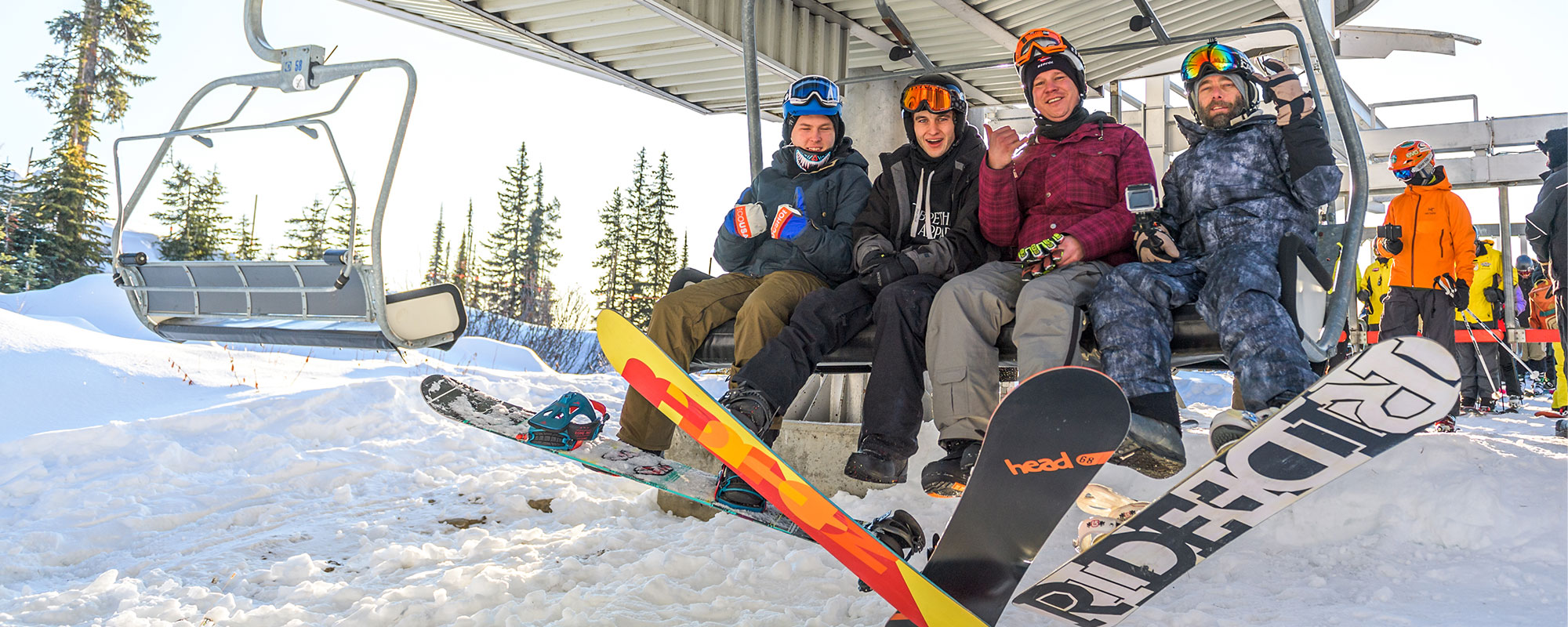 Local Snowboarder Completes “First Chair Hat Trick” | Big White Ski ...