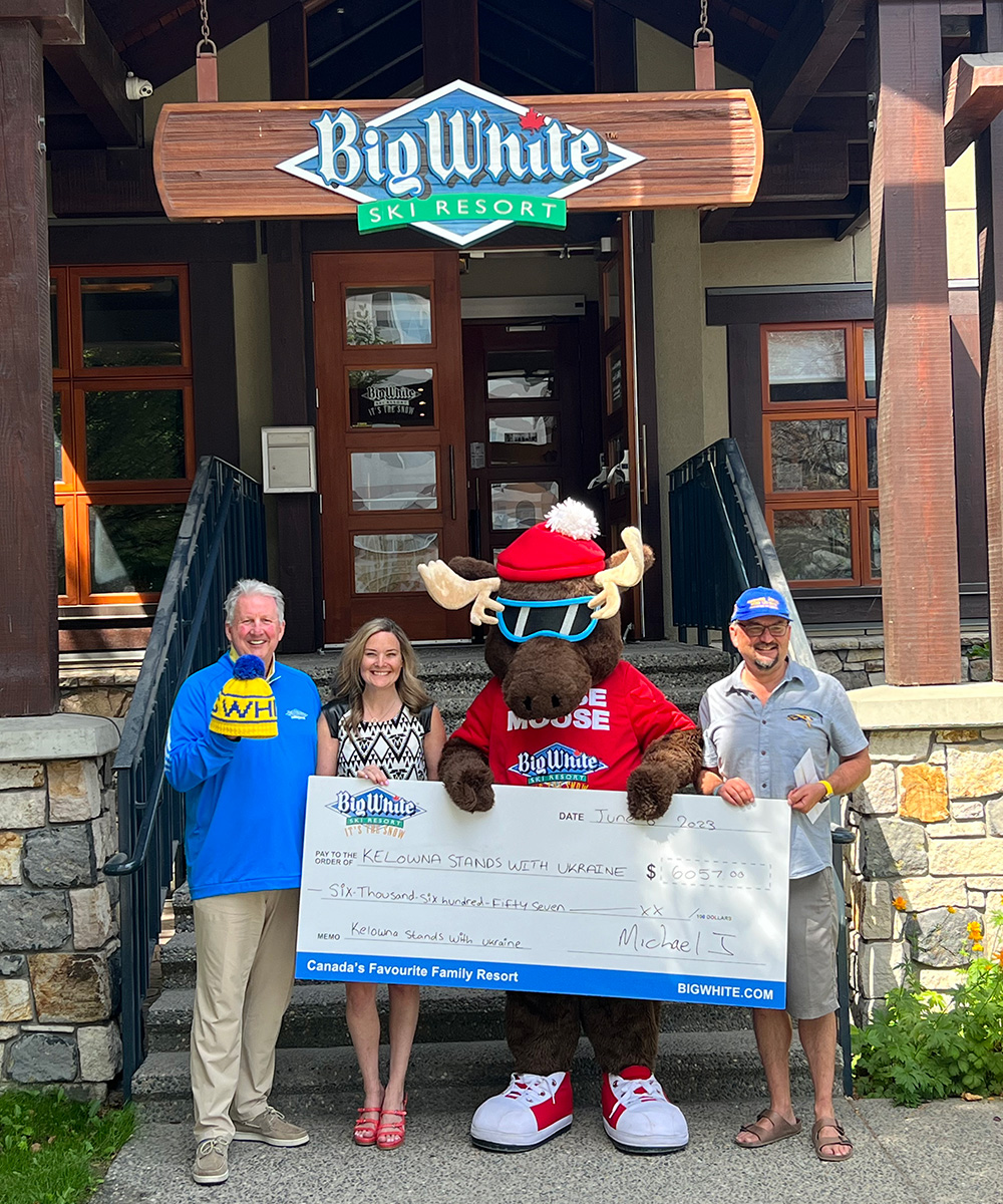 Kelowna Stands for Ukraine | Big White Ski Resort Ltd.