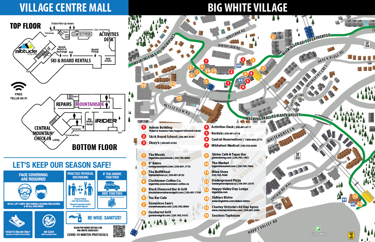 Maps & Brochures | Big White Ski Resort